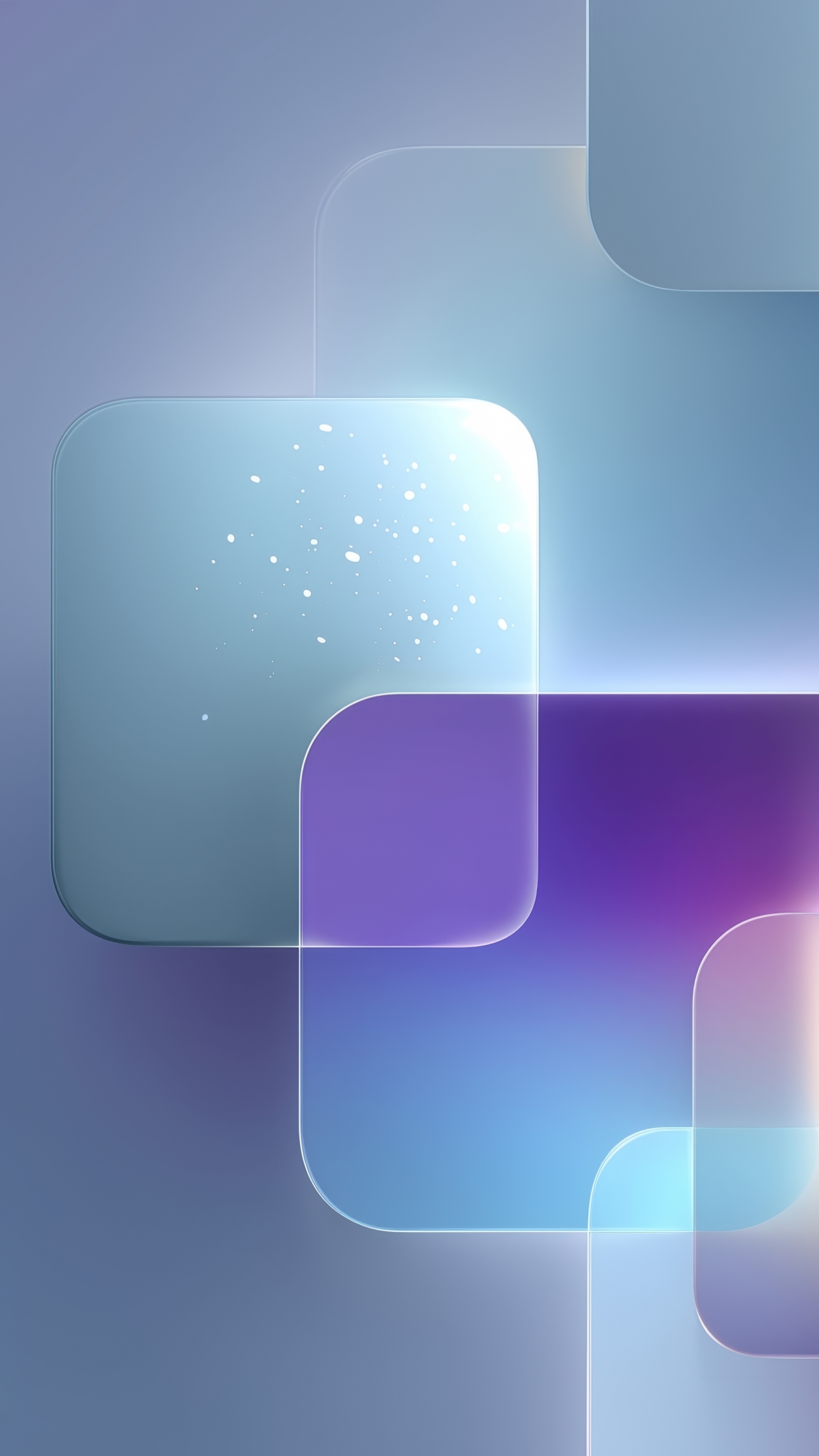 Abstract glass Wallpaper 4K - Glowing tiles, Artistic glasswork