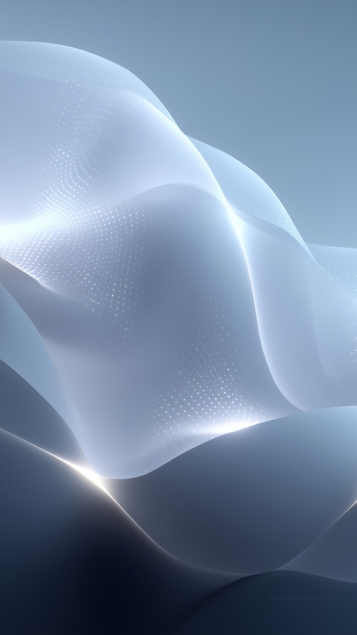 Abstract winter Wallpaper 4K - Colorful abstract art, Dynamic color waves