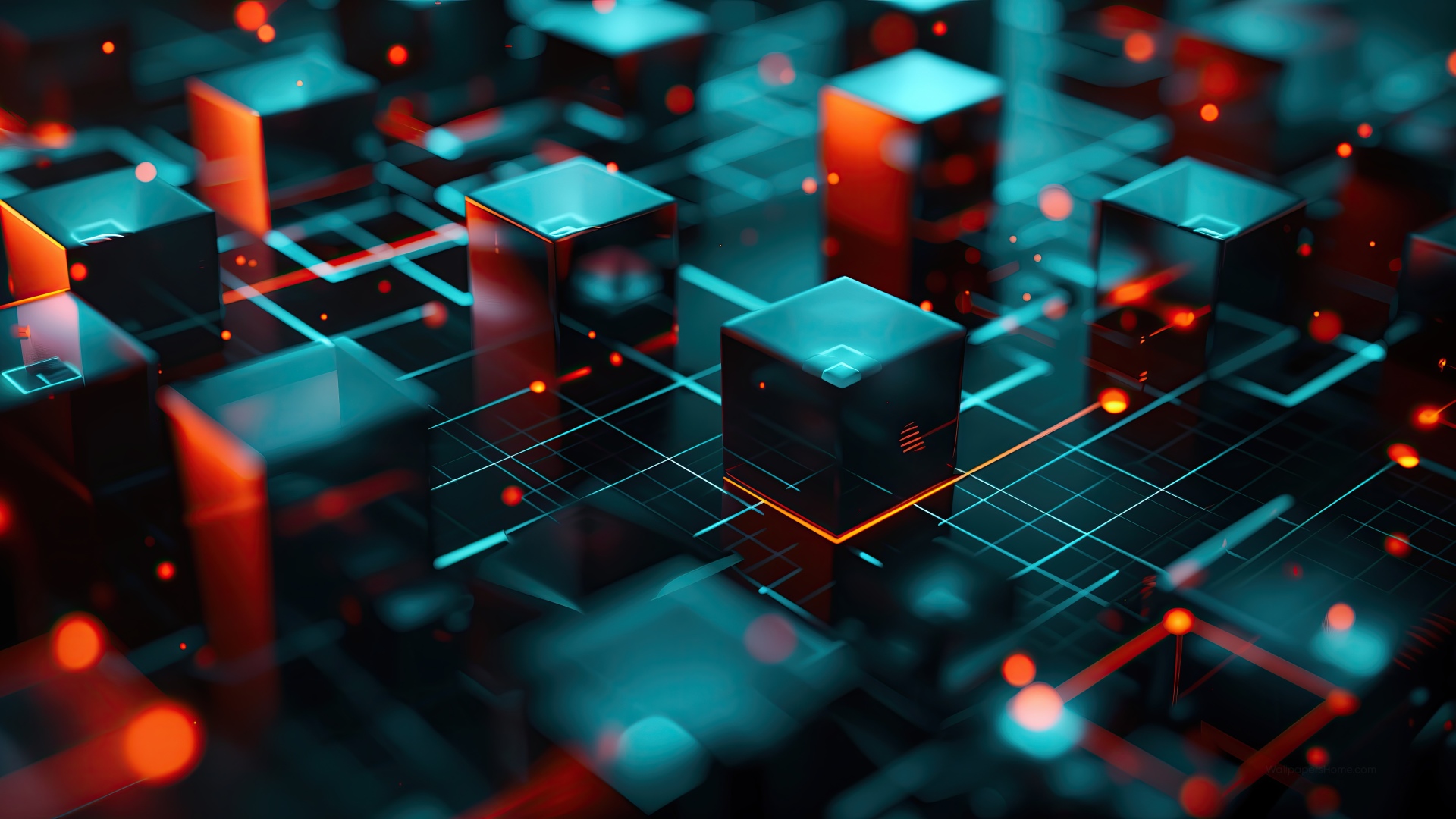 Cubes Wallpaper 4K - 3D, Patterns