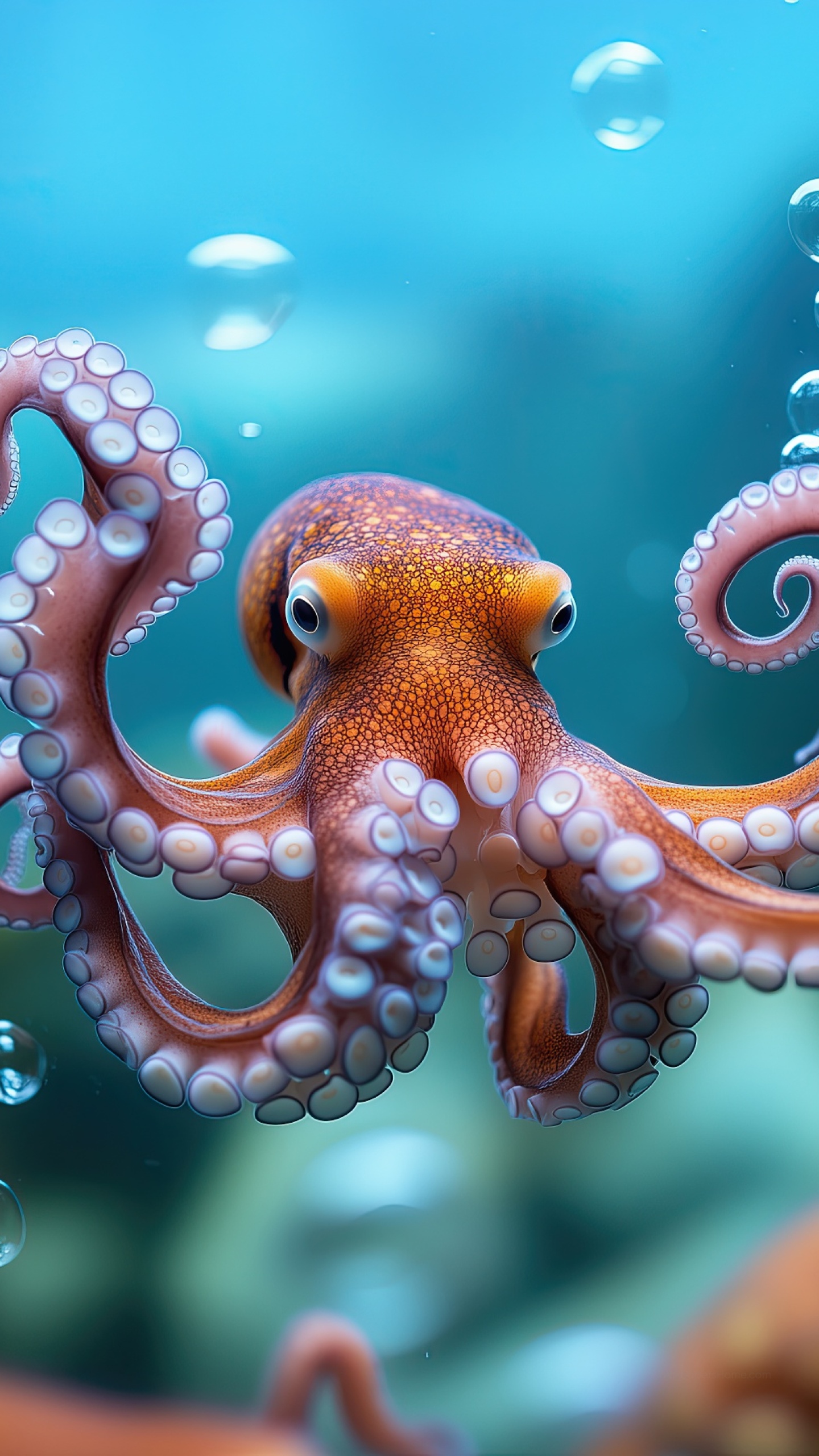 Octopus Wallpaper 4K - Sea creatures, Ocean biodiversity