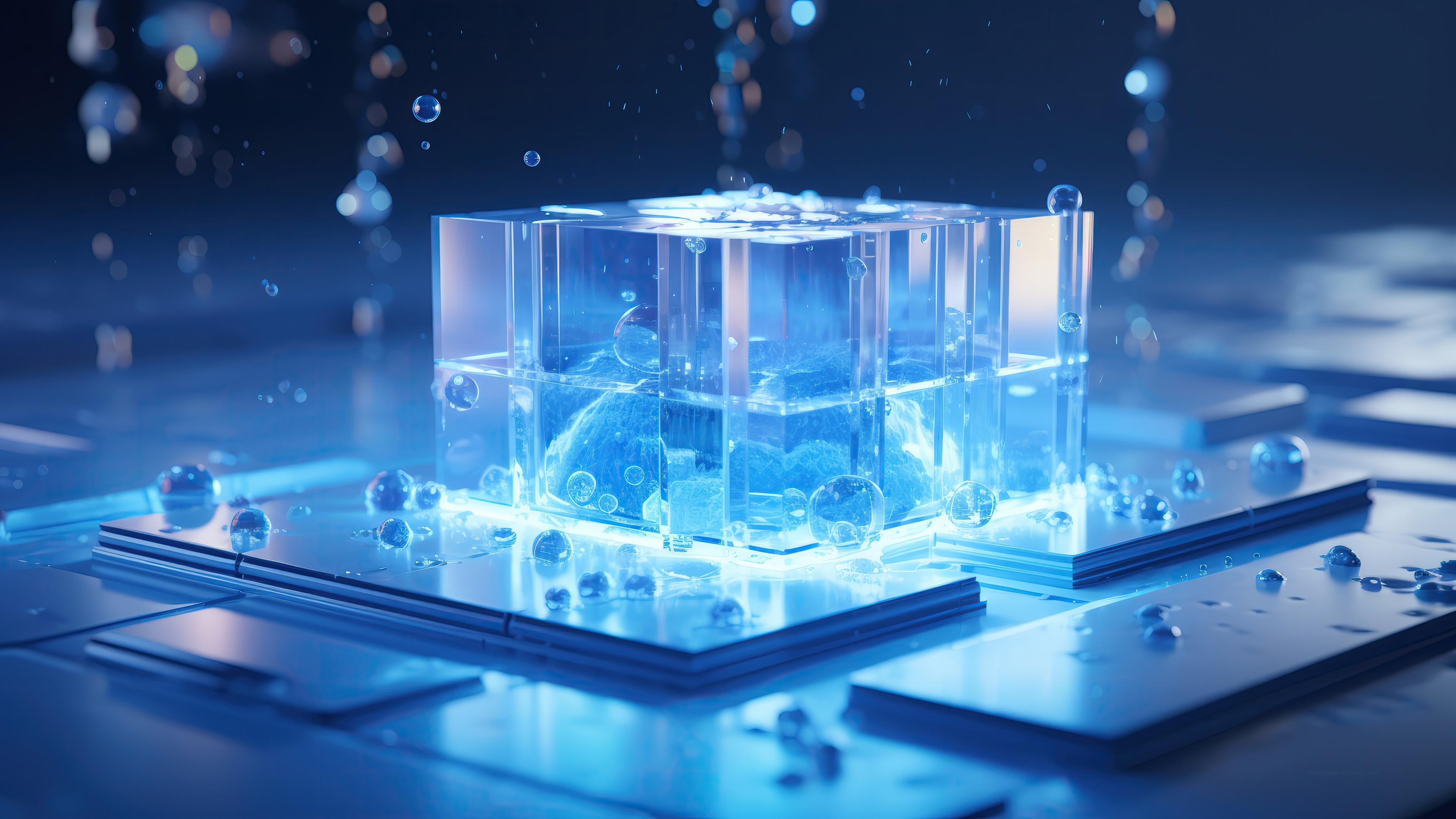 Quantum Wallpaper 4K - Processors, Bits